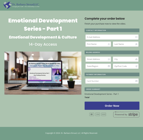 Social Emotional Downsell Part 1 – Checkout – Dr. Barbara Stroud