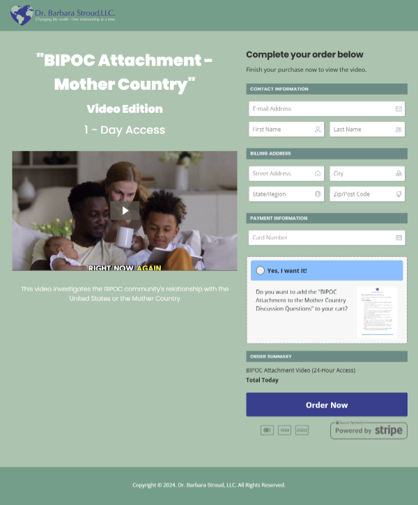 BIPOC OPTION 1 – Checkout – Dr. Barbara Stroud