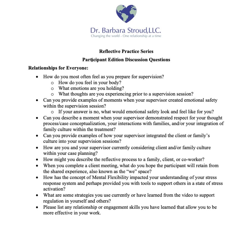 Reflective Practice Series – Participant Edition – Checkout – Dr ...